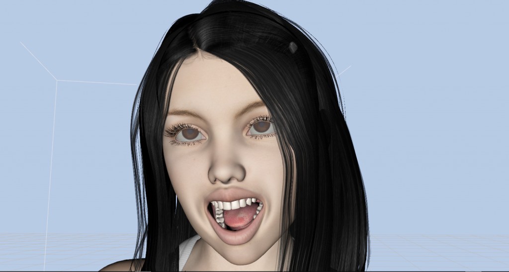 【Daz Studio】驚いて口が開いた表情を作ってみた。 | 【 マンガ×AI 】マンガロイドjp