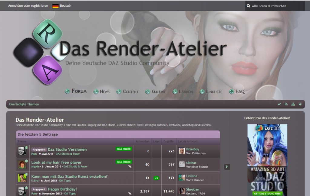 【DAZ Studio】ドイツのDAZコミュニティ | 【 マンガ×AI 】マンガロイドjp
